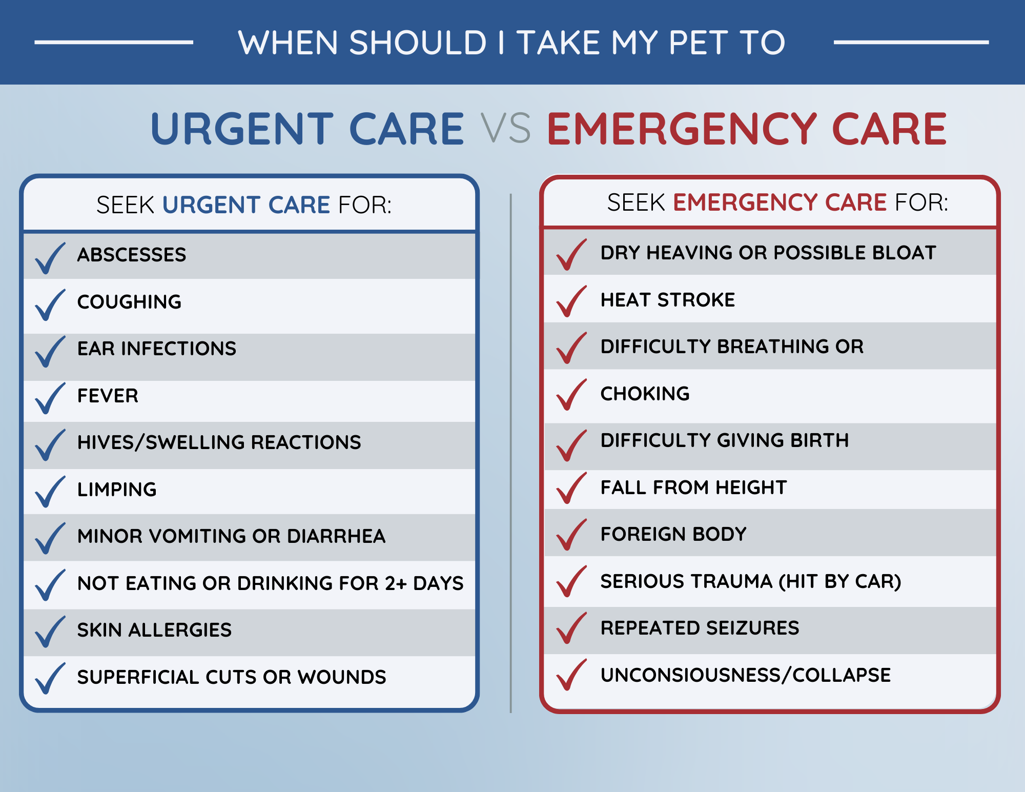 Urgent Care for Pets in Birmingham, MI | Gasow Veterinary Hospital